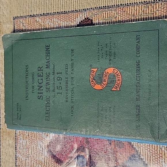 Singer | Other | Vintage Singer Book | Poshmark